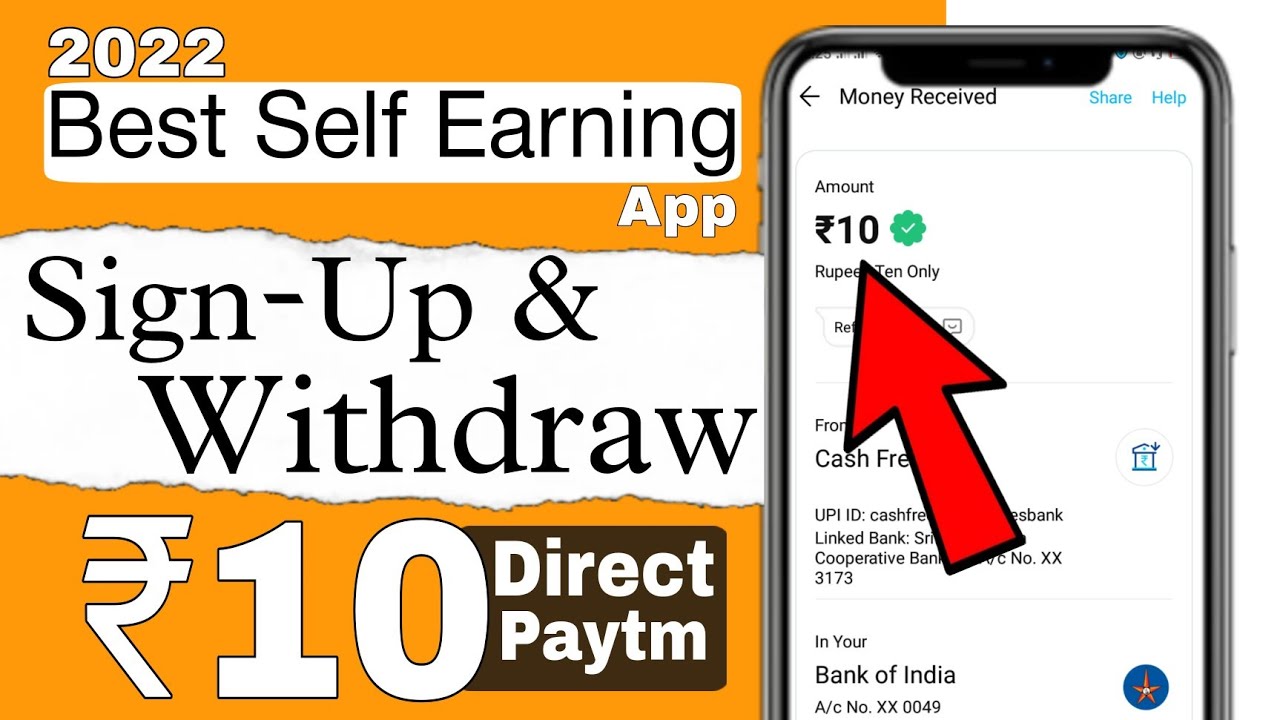 2022 BEST SELF EARNING APPS | EARN FREE PAYTM CASH WITHOUT INVESTMENT ...