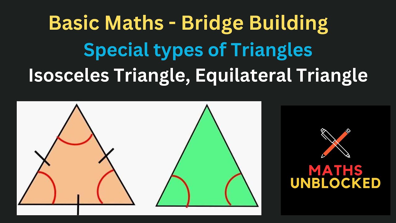 Special Triangles | Isosceles Triangle | Equilateral Triangle - YouTube