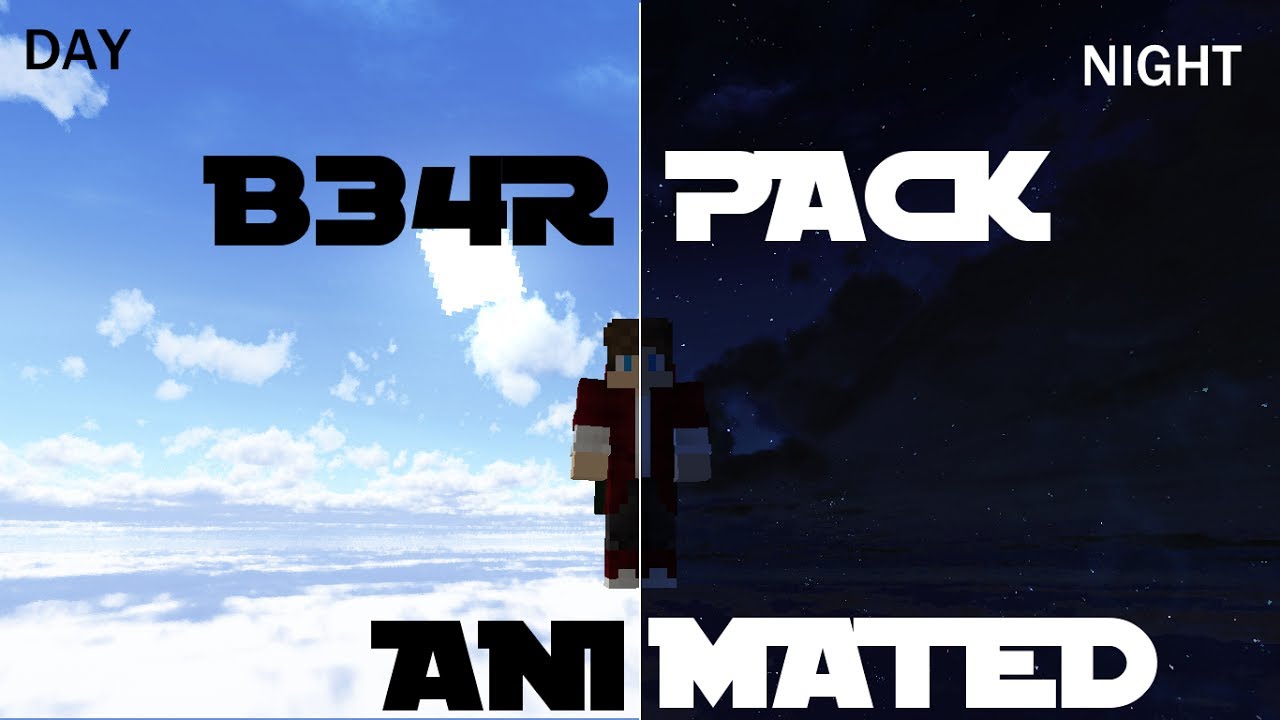 B34R PACK #TESTE ( RESOURCE PACK ANIMADA, PVP E VANILLA ) - YouTube