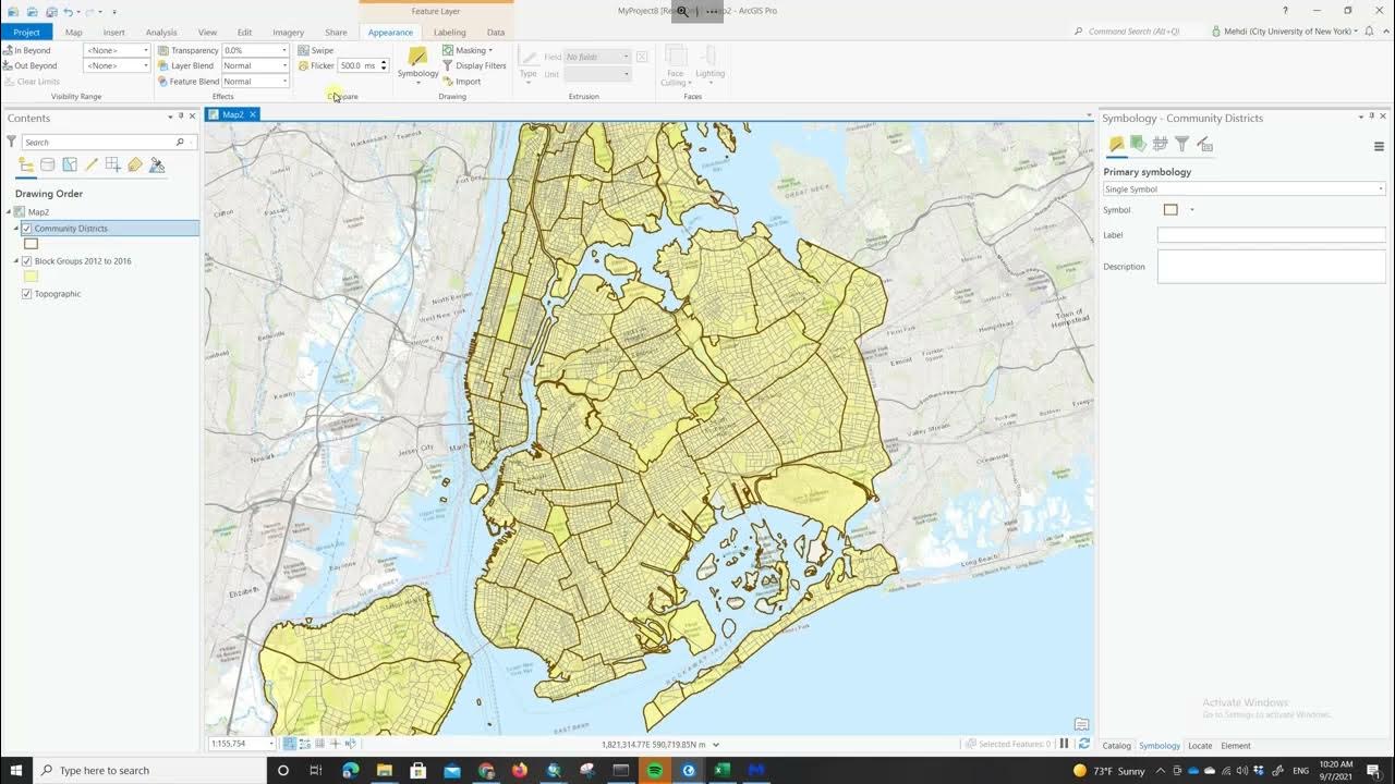 ArcGIS Pro Map Layout - Multiple Frames in One Layout - YouTube