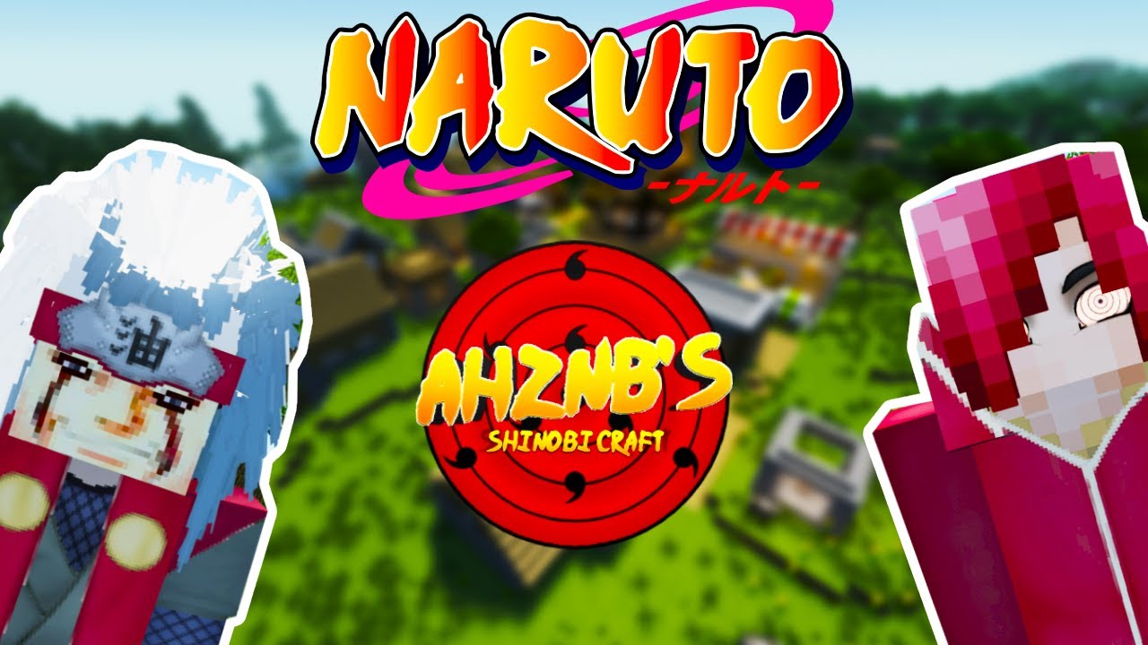 LIVE: Playing The AHZNB Naruto ShinobiCraft Mod - YouTube