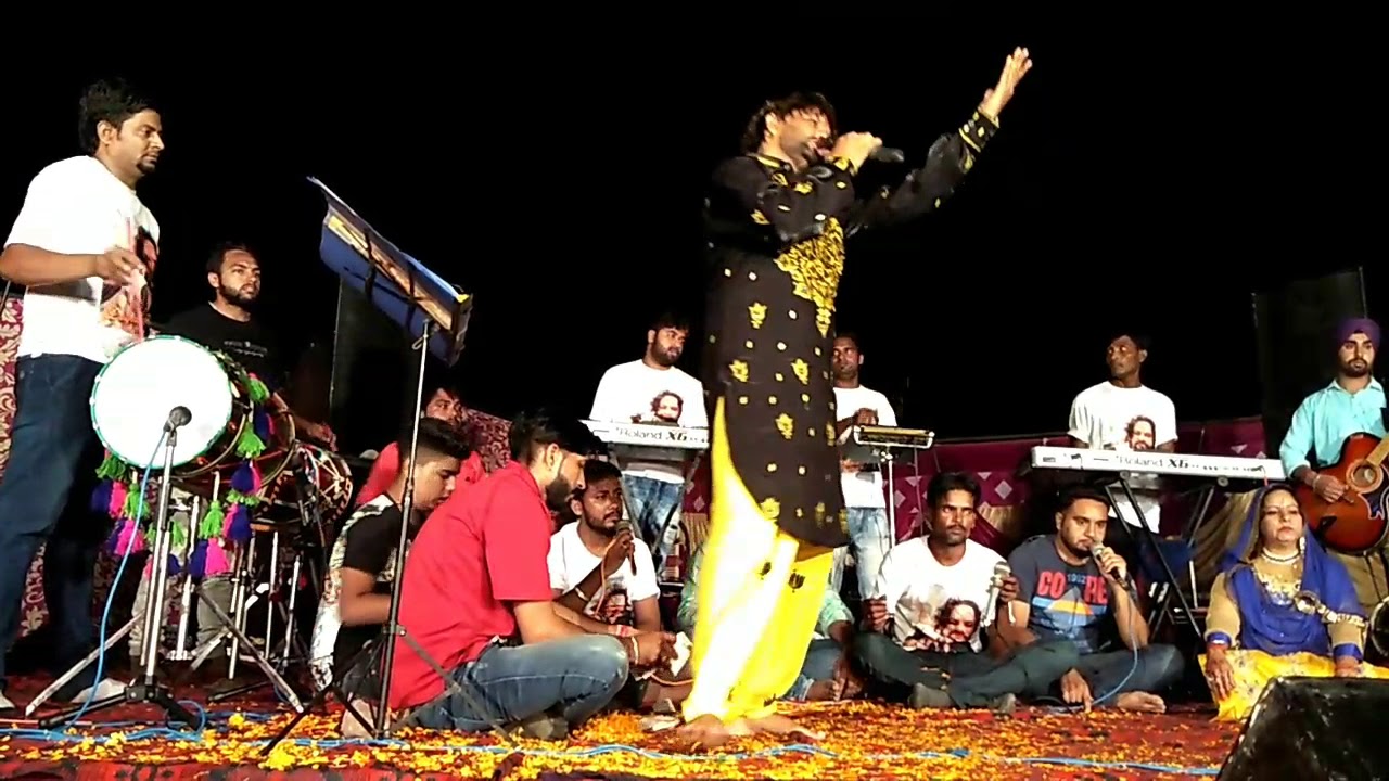 Singer deepak Hans with varinder Kumar Live show talwandi - YouTube