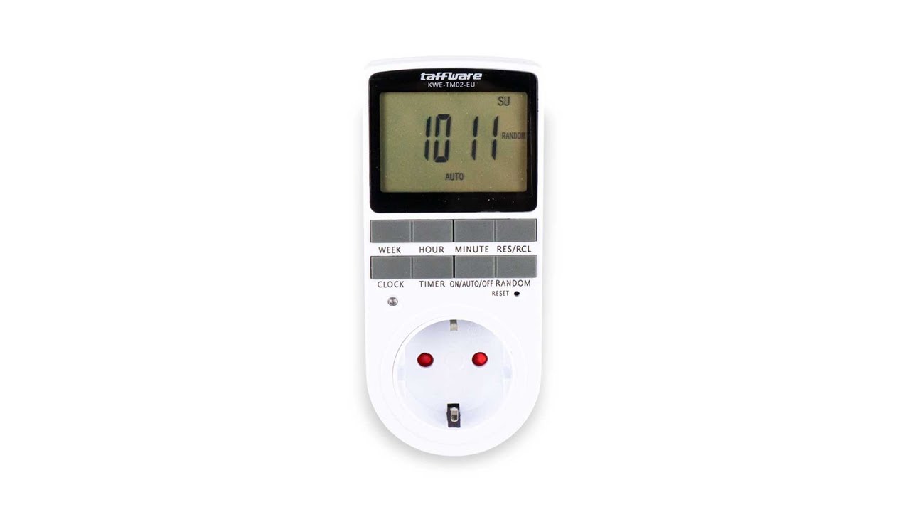 Taffware Stop Kontak Digital Timer Programmable Switch KWE-TM02-EU ...