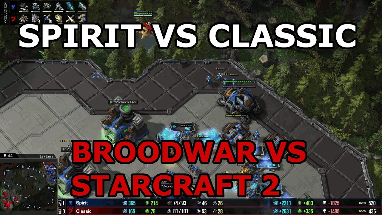 SC EVO - Classic vs Spirit (BO3) (PvT) (Broodwar vs SC2) - YouTube