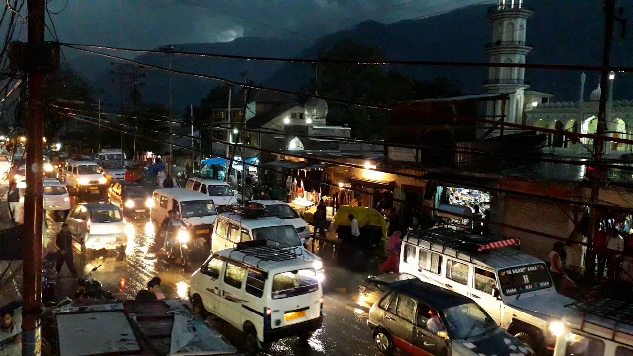 Kishtwar city night view - YouTube