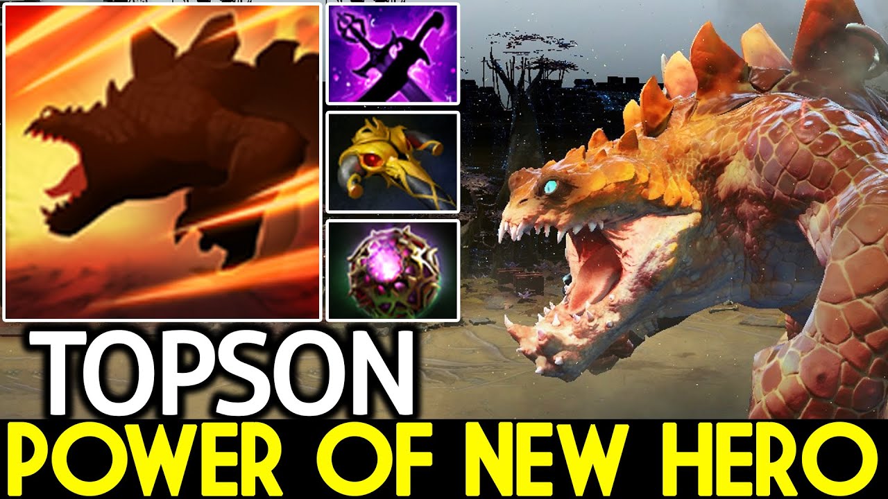 TOPSON [Primal Beast] Power of New Hero Monster Unleashed Dota 2 - YouTube