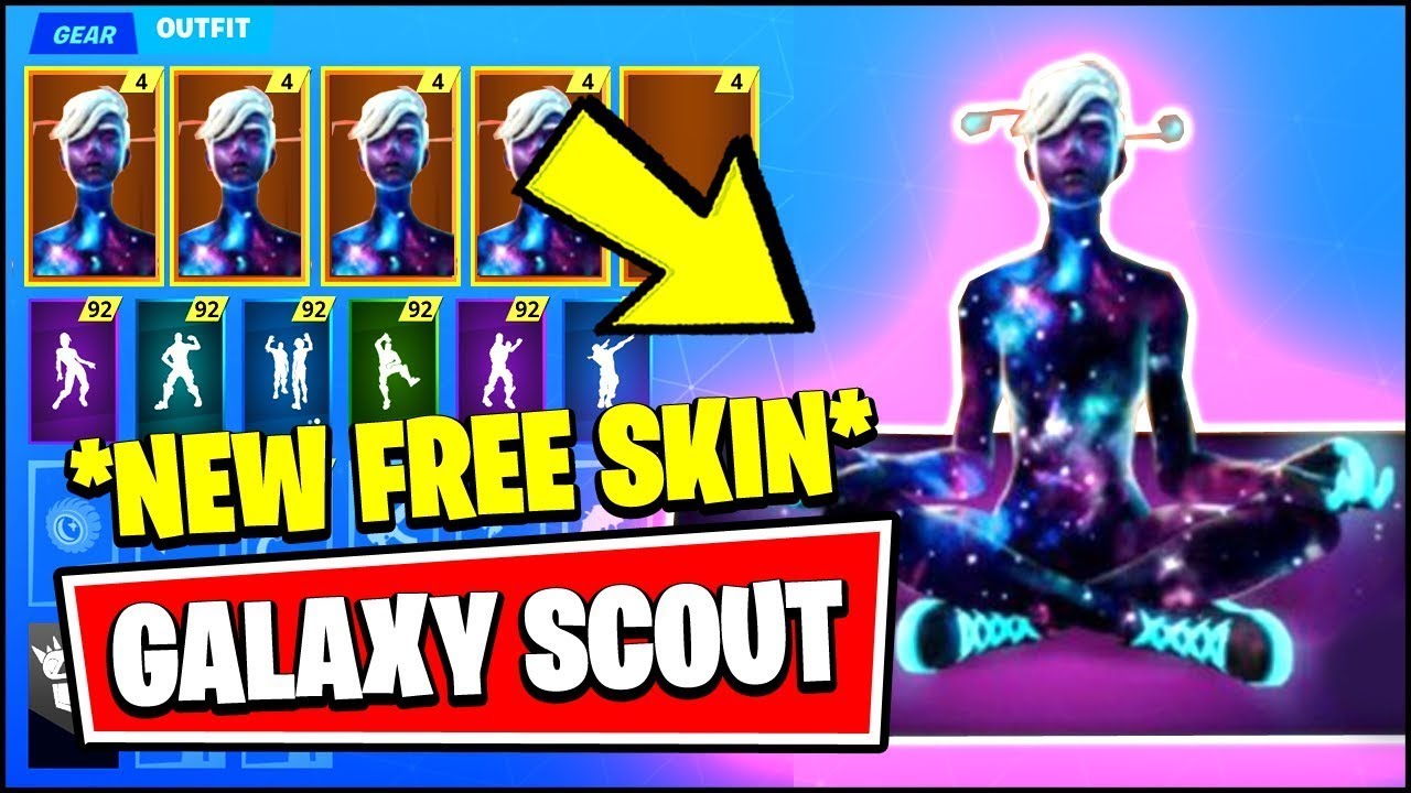 COME OTTENERE LA NUOVA SKIN "GALAXY SCOUT" *GRATIS* | FORTNITE ITA ...