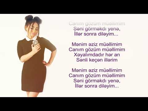 Sevinc Musayeva   Mənim əziz müəllimim  karaoke minus