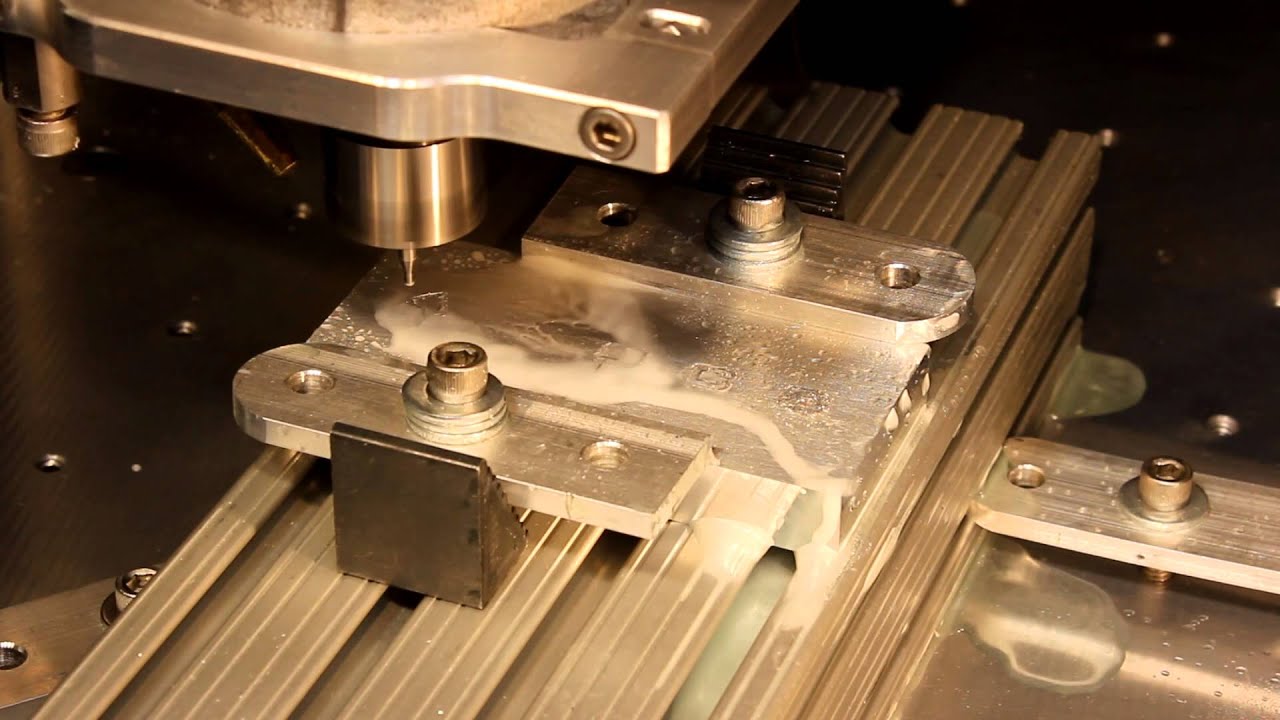 Homemade DIY CNC - Engraving The New Logo - Neo7CNC.com - YouTube