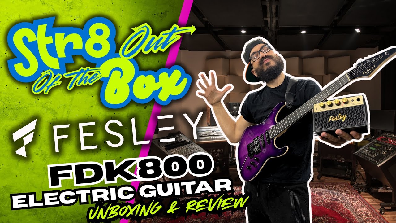 Str8 Out Of The Box | Fesley FDK800 Electric Guitar - YouTube