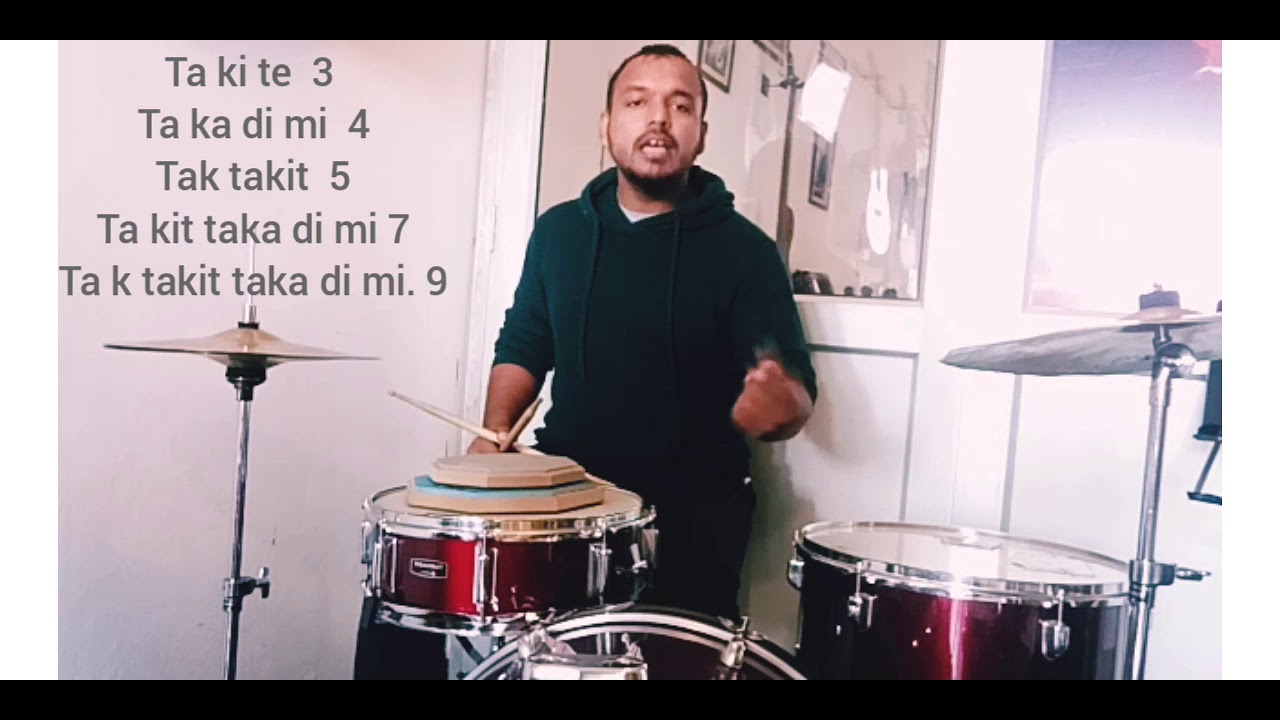 konnakol on drums the Language of rhythms. a small lesson. - YouTube
