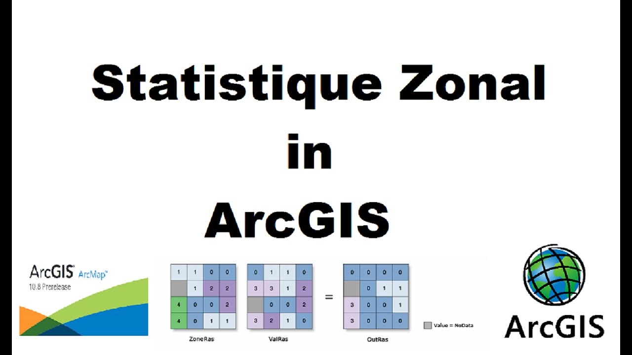 Statistique zonal & Jointure table in ArcGIS - YouTube