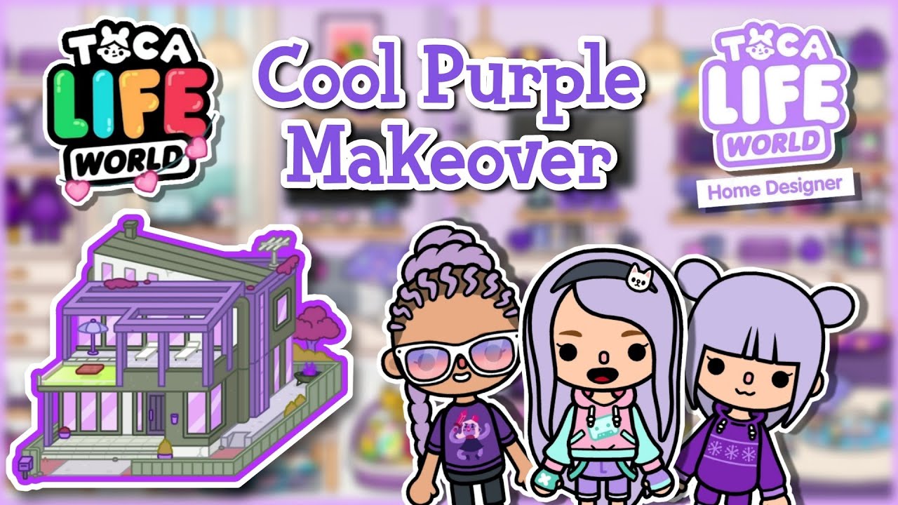 Toca Life World 2 Cool Purple Makeover | Toca Boca | NecoLawPie - YouTube