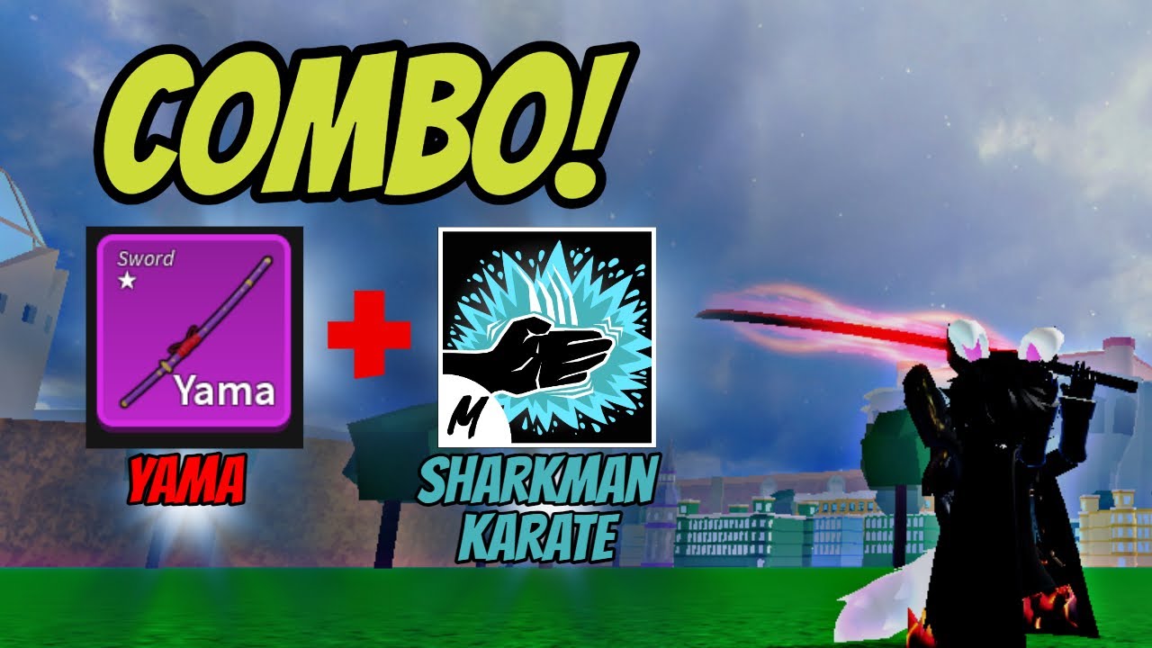 Yama + Sharkman Karate Combo! | Epic Bounty Hunting Montage | Blox ...