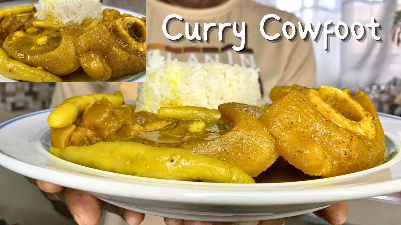 The Tastiest Spicy Curry Cow-foot With Spinnaz!! (Best I Ever Had) In ...