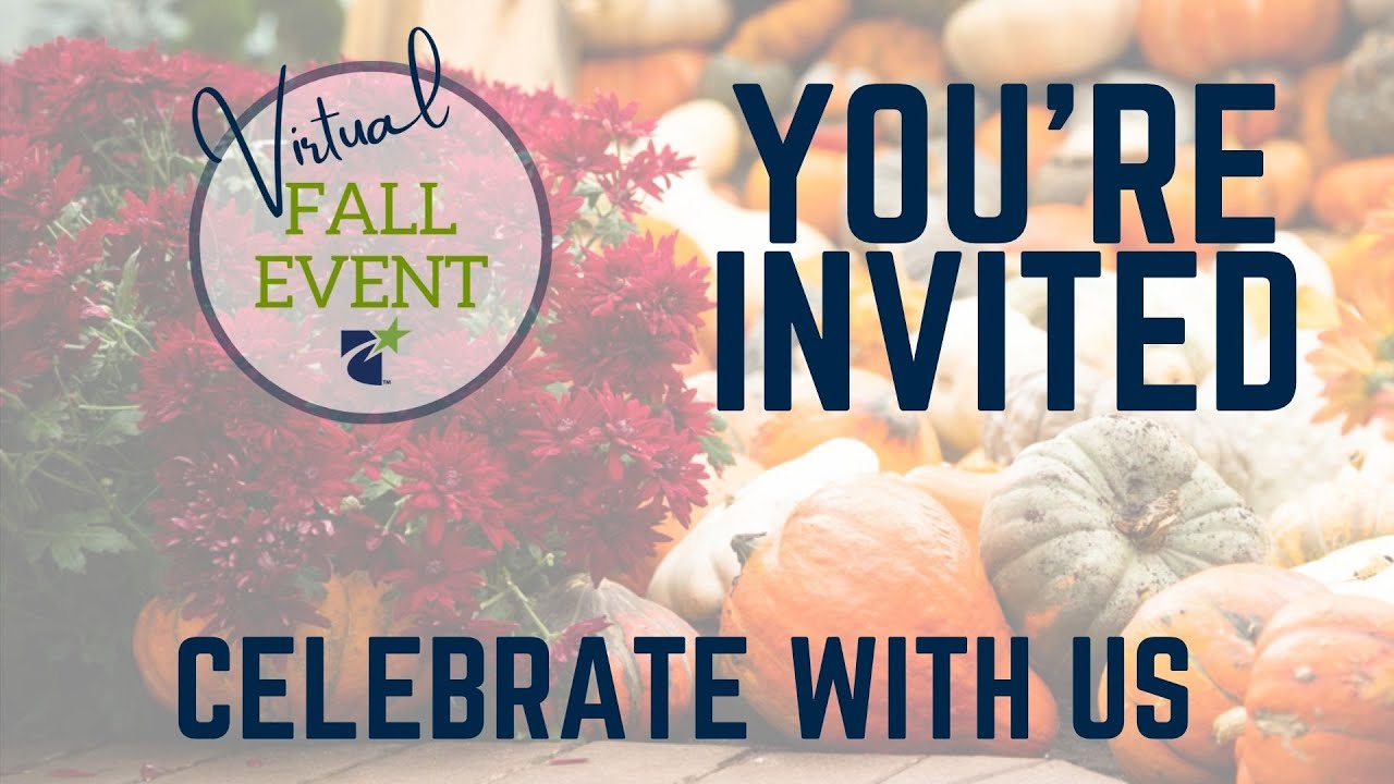 Join us for our Virtual Fall Event! - YouTube