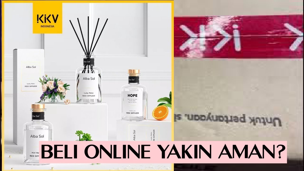 UNBOXING REVIEW KKV ALBA SOL REED DIFFUSER HONEY FLOWER, PECAH!? - YouTube