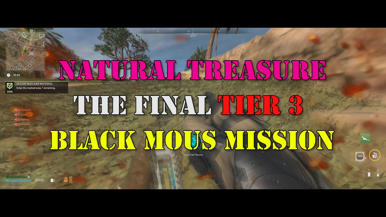 Natural Treasure Final Mission T3 Unlock 2nd Weapon Slot in COD Warzone ...