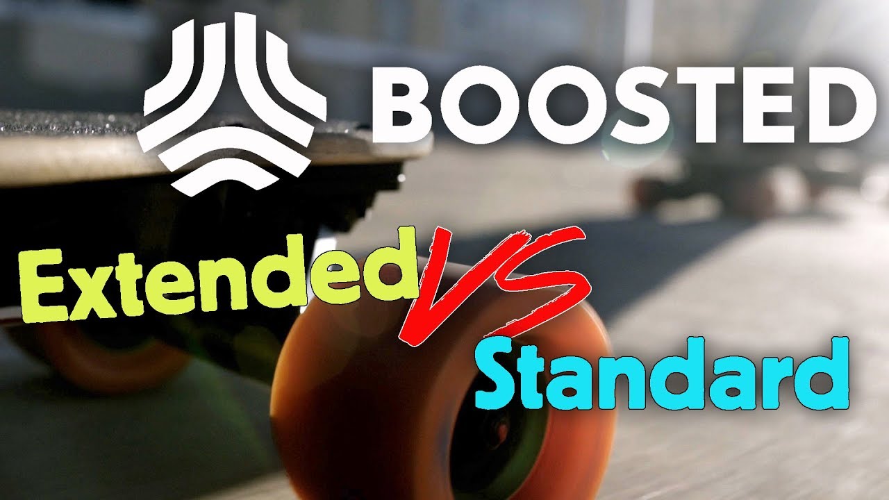 Boosted Board Battery - Extended vs Standard Range - YouTube
