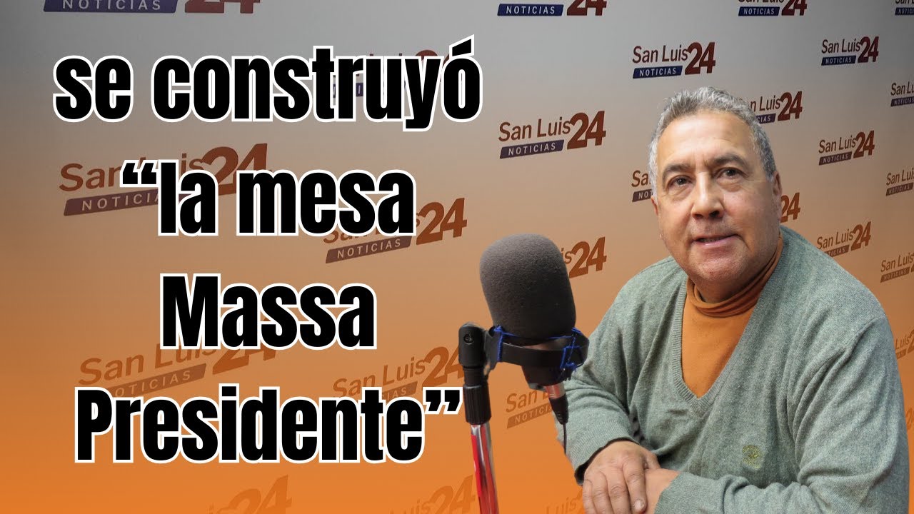 Se construyó la "mesa Massa Presidente" en San Luis - YouTube