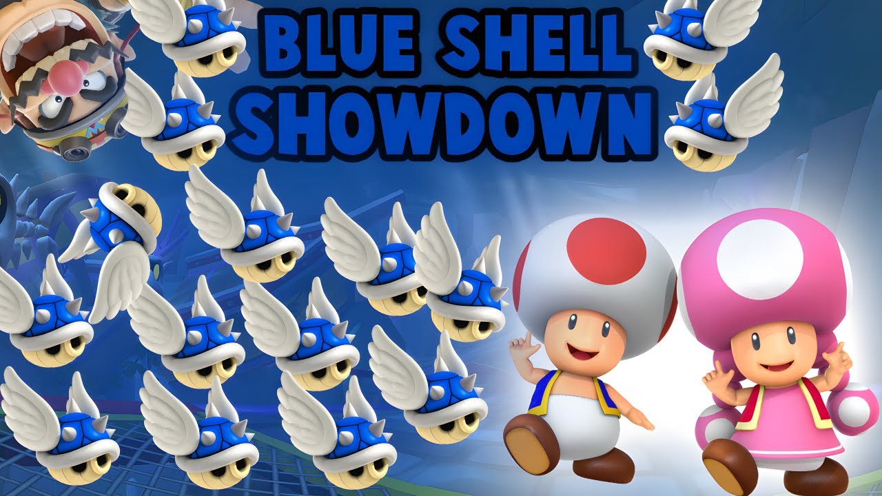 Mario Kart Wii but its MOSTLY Blue Shells #2 - YouTube