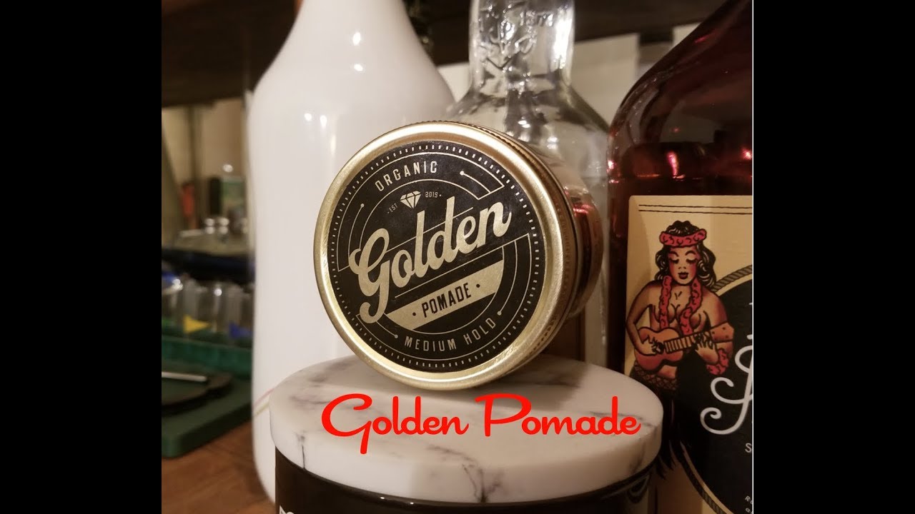 Golden Pomade - Hair Product Review - YouTube