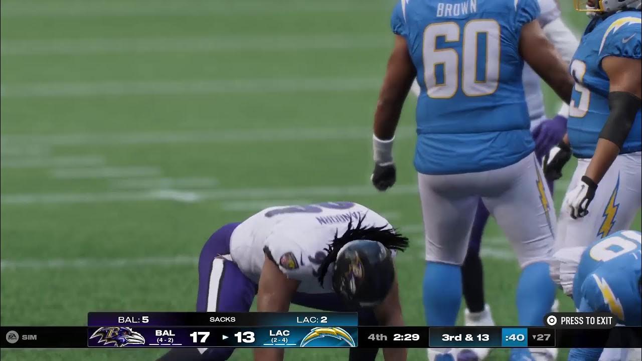 Madden 25 - TFL - Week 7 - Season 1 - Chargers vs Ravens - YouTube
