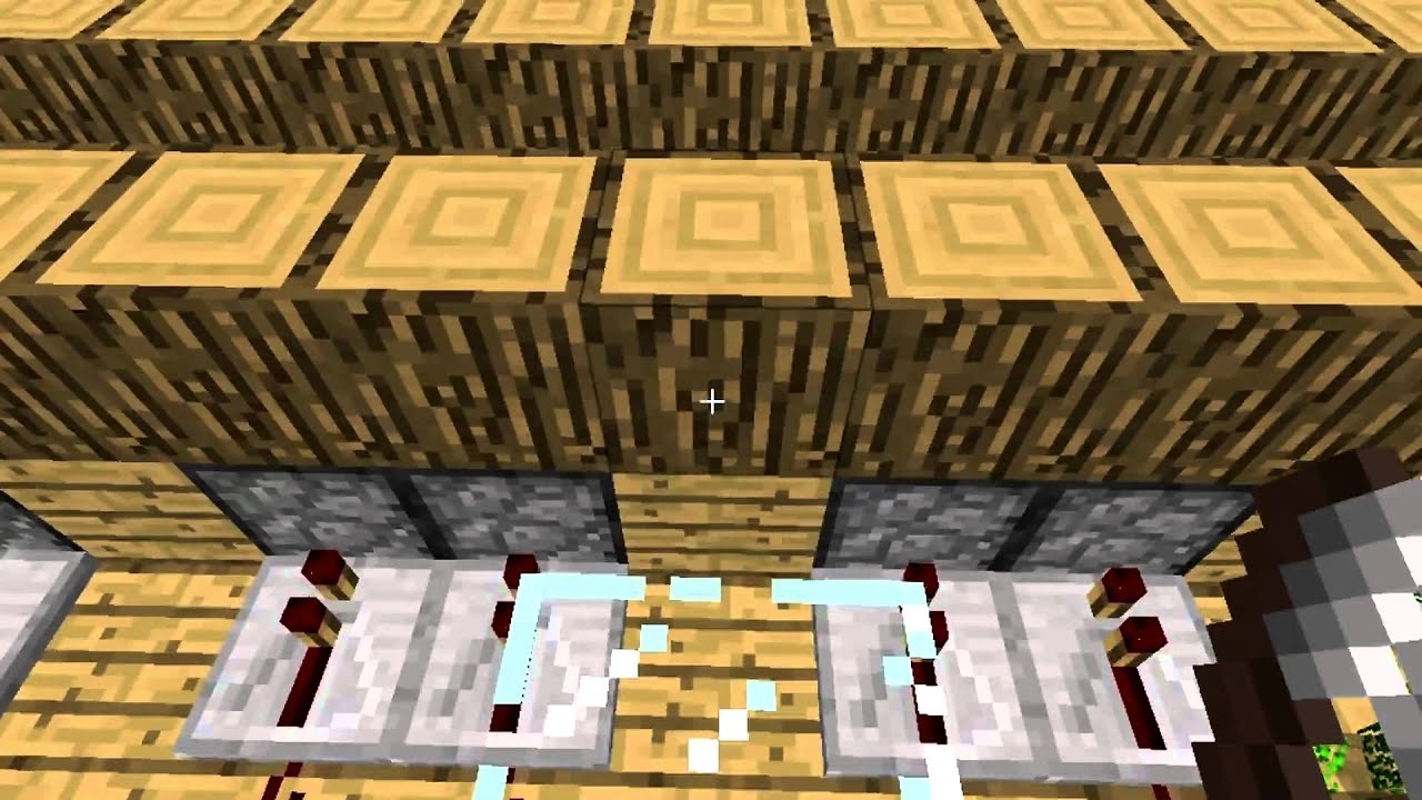 Minecraft- How to make an automatic mushroom farm with pistons! - YouTube
