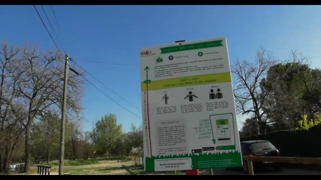 Draguignan, Parcours de santé , chemin de LA CLAPPE - YouTube