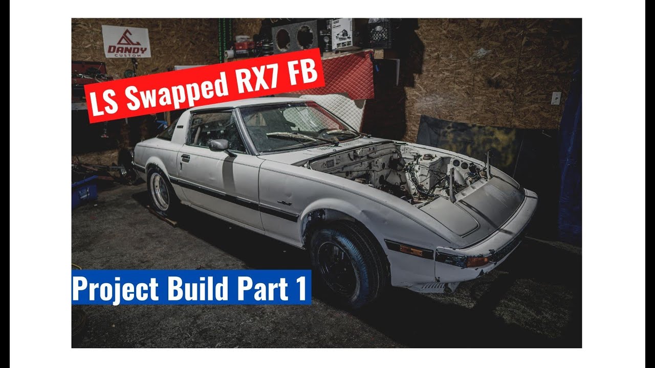 LS Swapped FB RX7 Part 1 Getting the LS engine - YouTube
