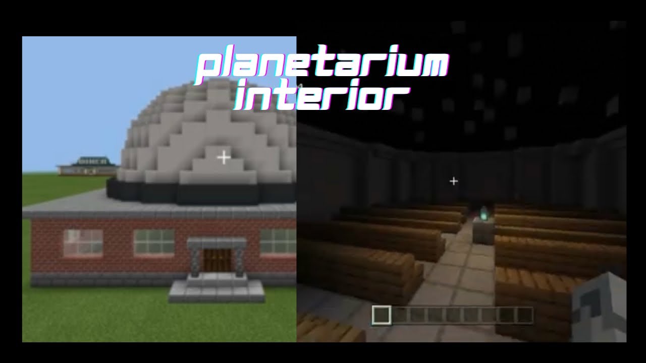 Minecraft Tutorial: How To Make A Planetarium Interior! - YouTube