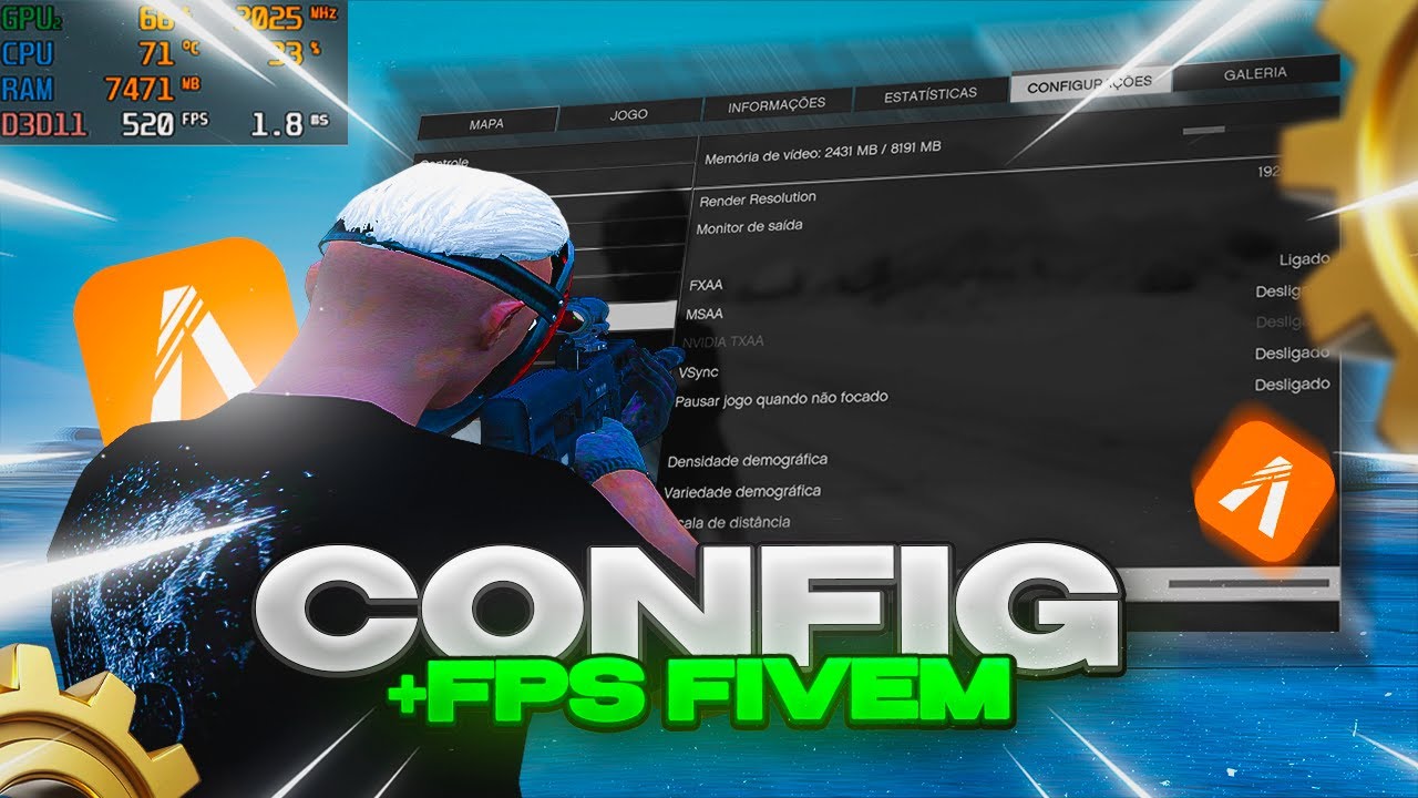 Configure seu FiveM assim para +FPS e menos TRAVAMENTOS | FUNCIONA ATÉ ...