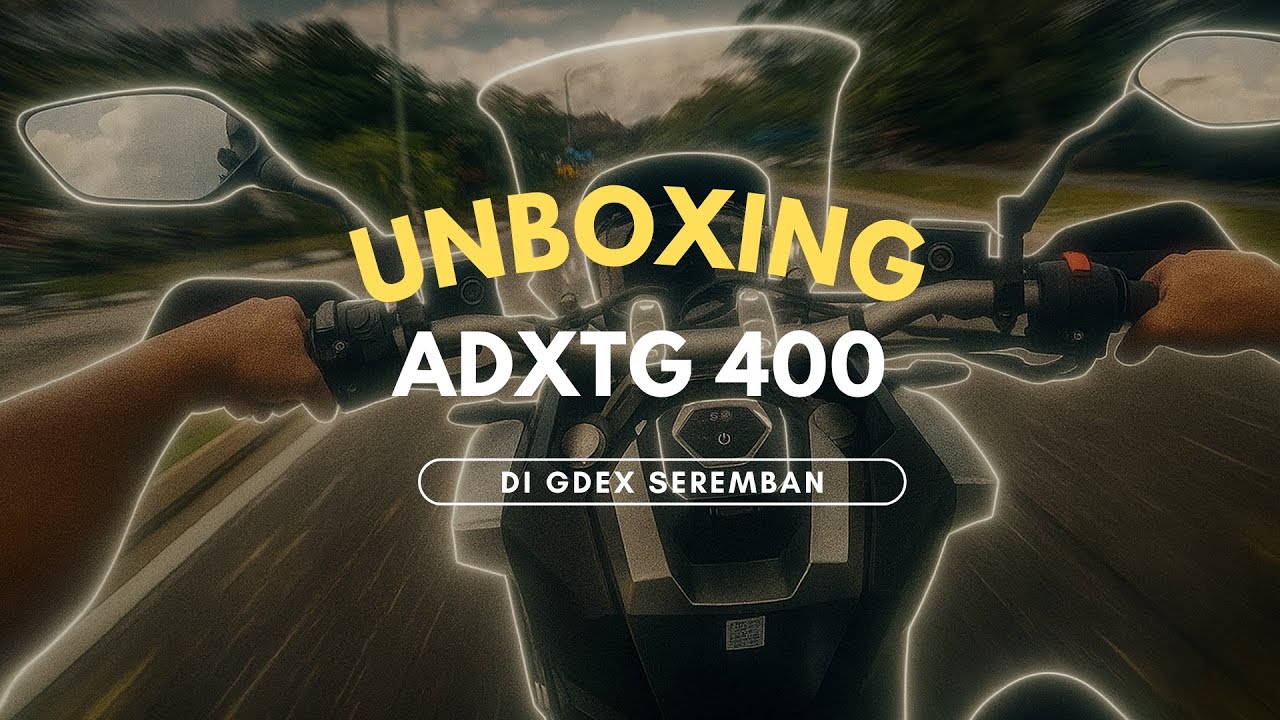 Sesi unboxing SYM ADXTG 400 - YouTube