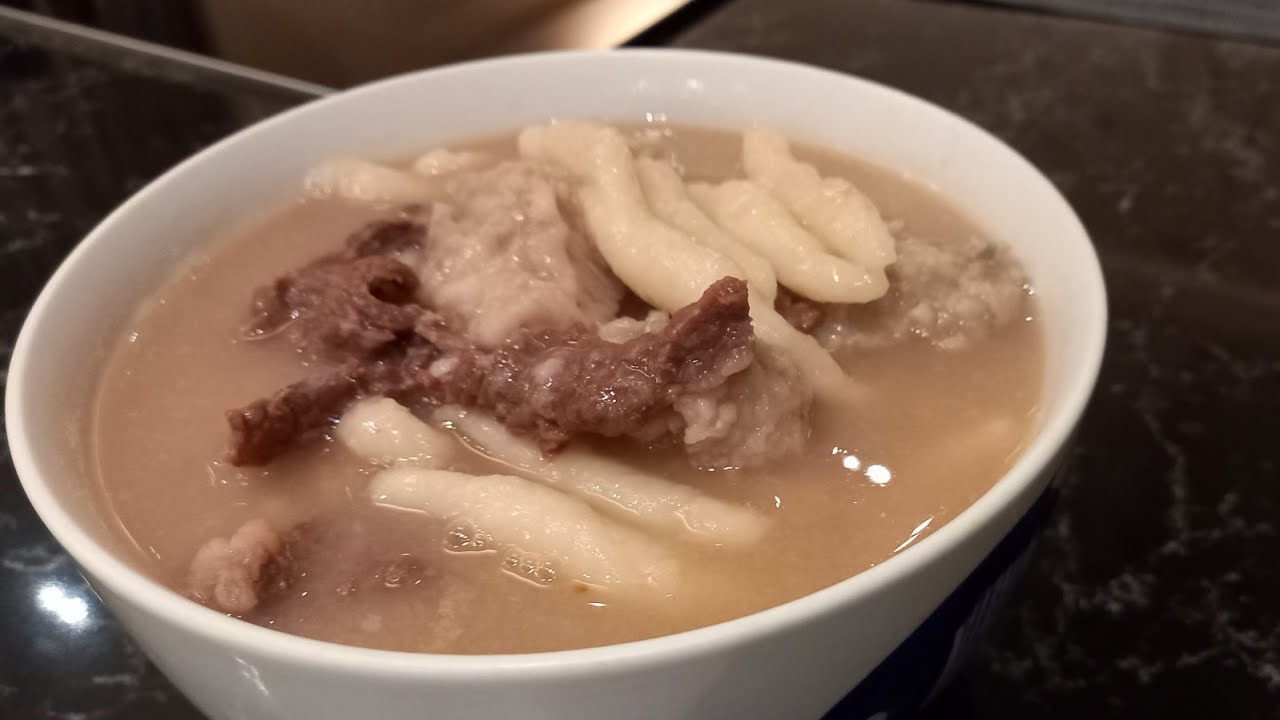 masak soup kerang di tambah dageng sapi - YouTube