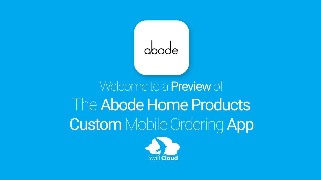Abode Home Products - Mobile App Preview - ABO091W - YouTube
