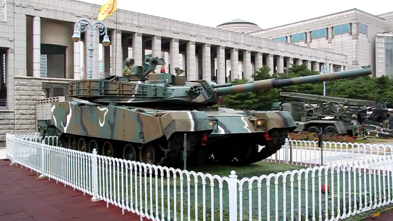 K1A1 battle tank, at the national war museum,Seoul - YouTube