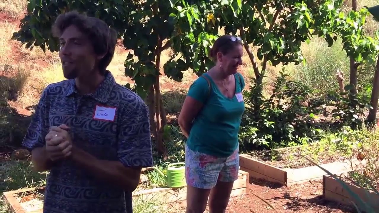 2017 West Maui School Garden Tour Princess Nahienaena Elementary - YouTube