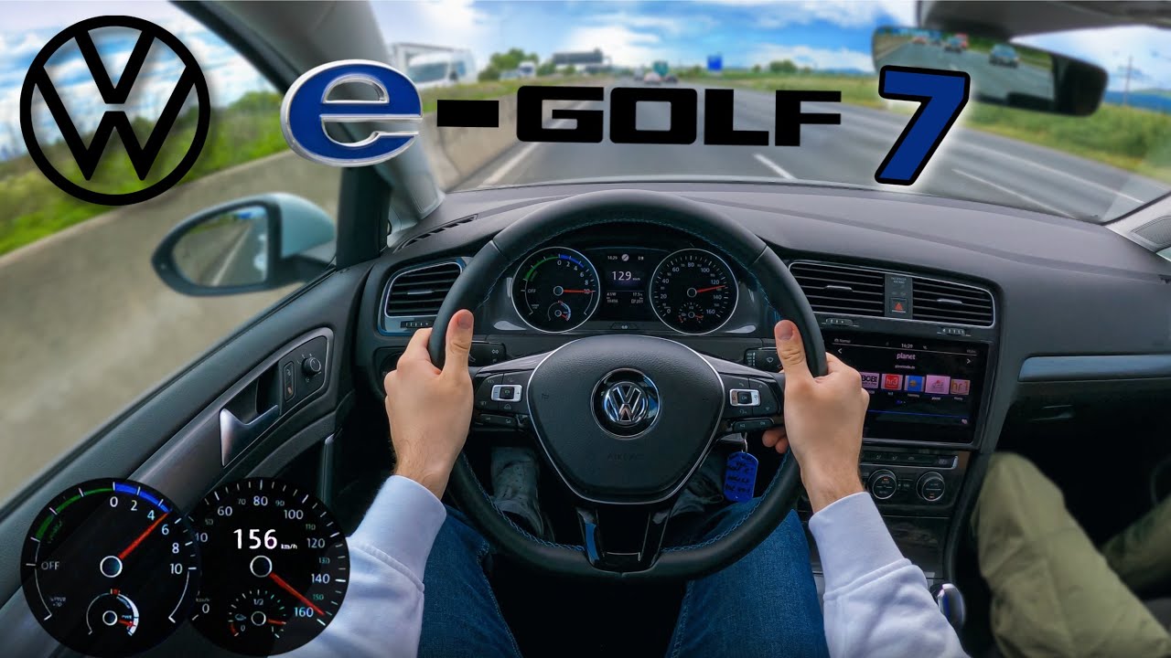 VW e-Golf 136HP ACCELERATION TOP SPEED & AUTOBAHN POV - YouTube