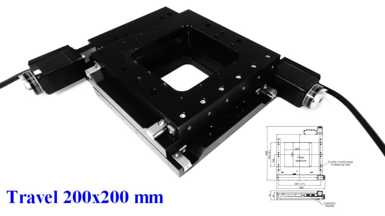Motorized XY Scanning Stages - YouTube