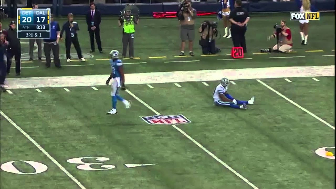 Lions versus Cowboys - Worst Pass Interference Reversal - YouTube