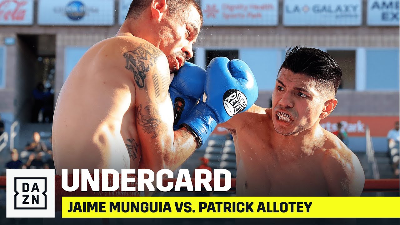 Jaime Munguia vs. Patrick Allotey Undercard - YouTube