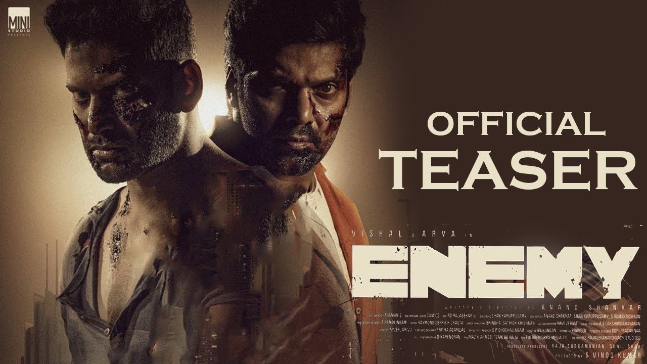 ENEMY Official Teaser Release Date | Vishal & Arya Teaser | Anand ...
