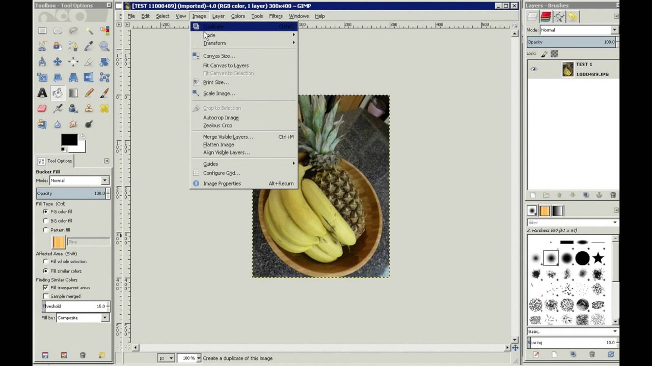 How to Turn Greyscale on in GIMP : SQL & GIMP Tips - YouTube