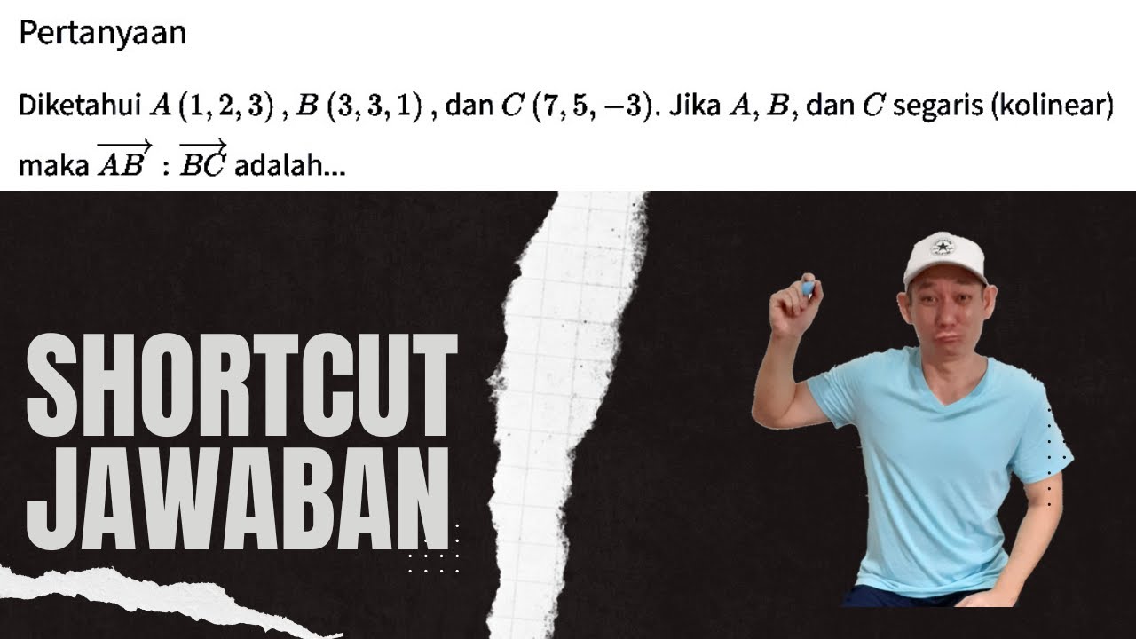 Diketahui A (1,2,3), B (3, 3, 1), dan C (7,5,-3). Jika A, B, dan C ...