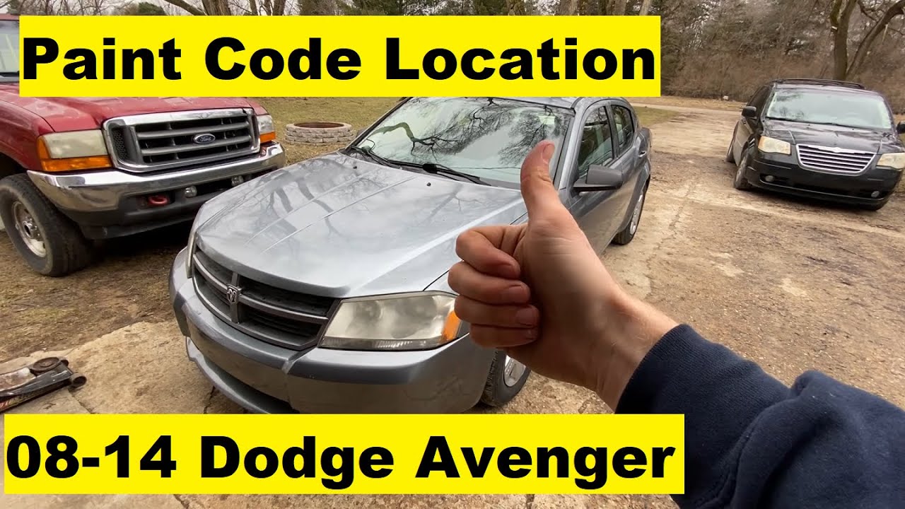 Paint Code Location Dodge Avenger 2 4L 08 09 10 11 12 13 14 2008 2009 paint-code-location-dodge-avenger-2-4l-08-09-10-11-12-13-14-2008-2009
