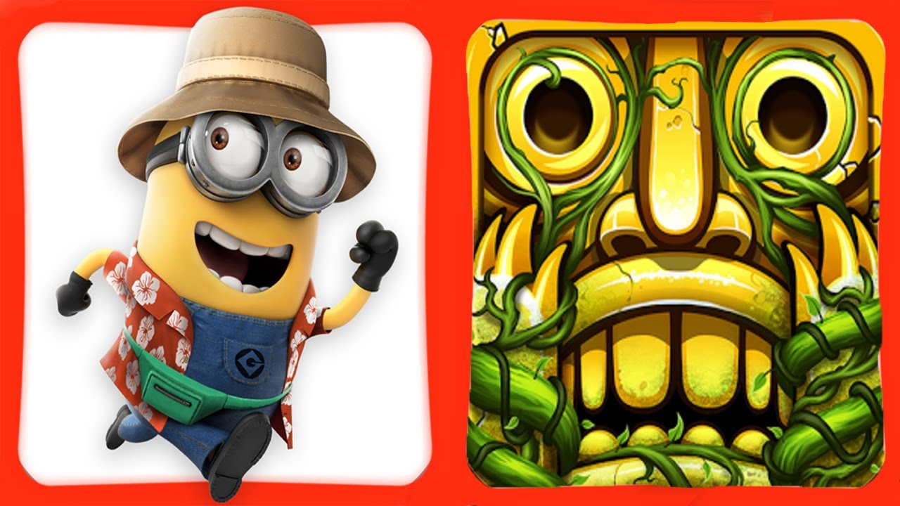 Temple Run 2 Lost Jungle vs Despicable Me: Minion Rush Epic Gameplay ...