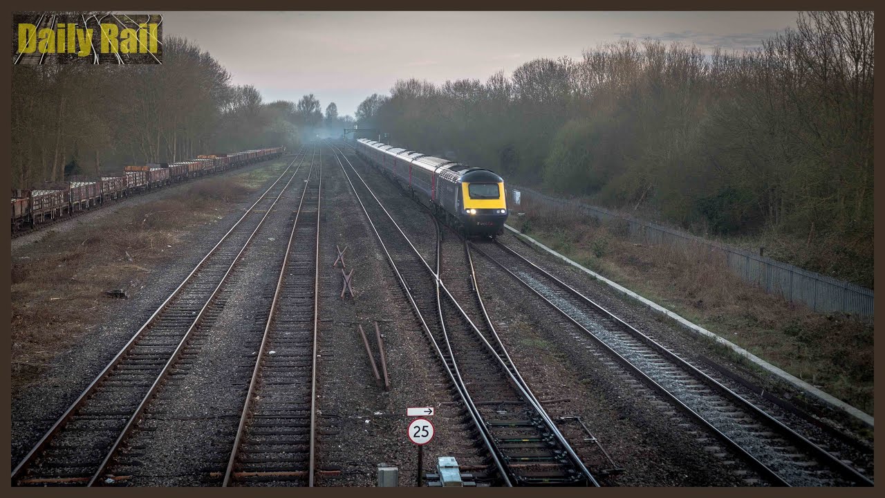 First Great Western HST on a early morning run on the 8th April 2015 ...