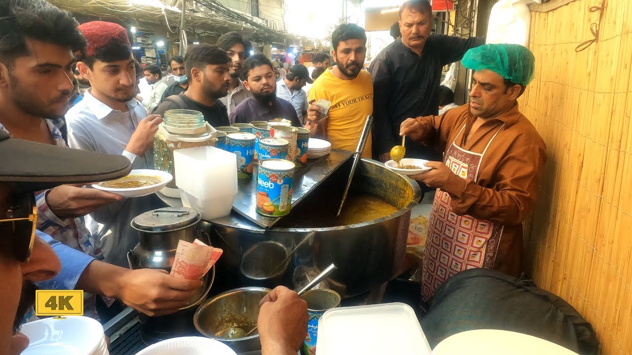 This Man Sells Huge Tub of Stew in just 3 hours 😱😳 | Cooked in DESI ...