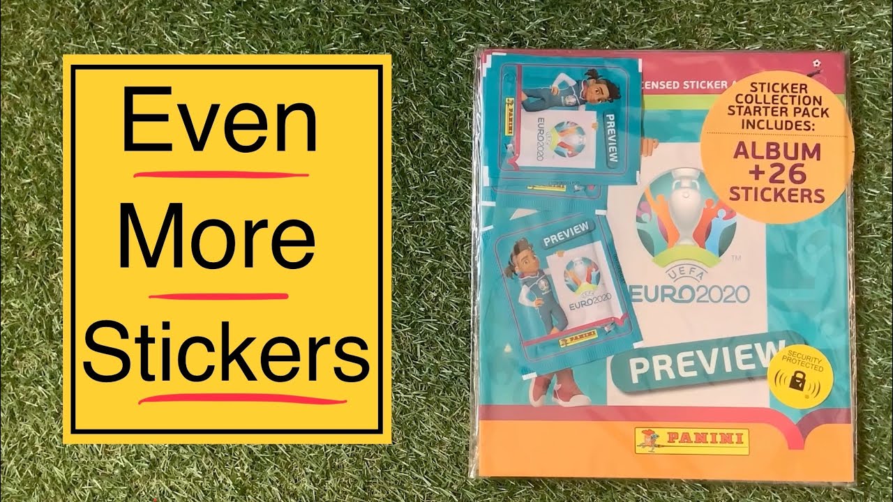 Panini UEFA Euro 2020 Preview Sticker Collection - Even More Stickers ...