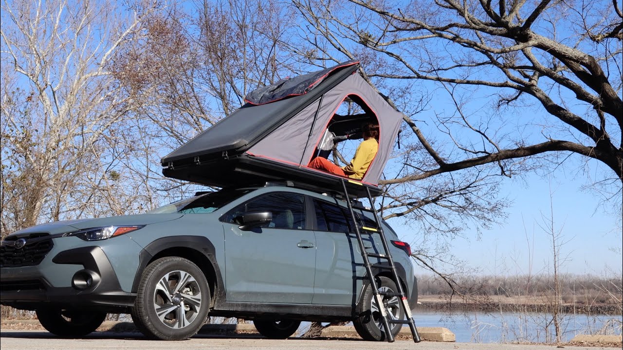 My New Subaru Crosstrek Camping Setup | Rooftop Tent For Subaru ...